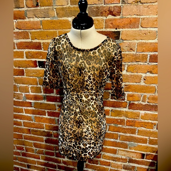 Potter's Pot | Tops | Sheer Cheetah Top | Poshmark
